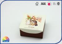 China CMYK Brown 1200gsm Paper Gift Lid Box Soap Product jewelry for sale