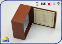 China CMYK Brown 1200gsm Paper Gift Lid Box Soap Product jewelry for sale