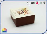China CMYK Brown 1200gsm Paper Gift Lid Box Soap Product jewelry for sale
