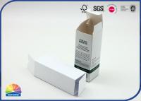 China White Paper Gift Box Carton With Embossing Matte Lamination for sale