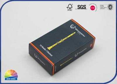 China Black 4C Printed Carton Paper Gift Box With Eco Friendly Material for sale