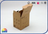 China Custom Printed Make Up Corrugated Packaging Box Display Cosmetic Box F Flute for sale