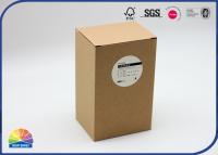 China Customized Color Magnetic / Button Closure Corrugated Packaging Box Matte Varnishing for sale