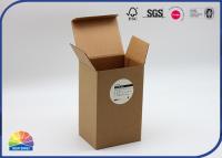 China Customized Color Magnetic / Button Closure Corrugated Packaging Box Matte Varnishing for sale