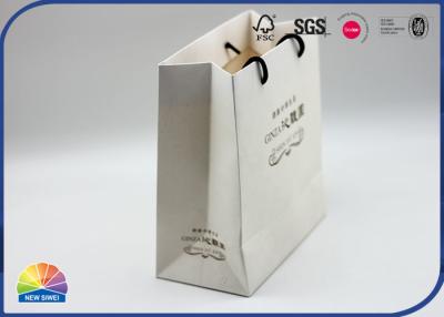 China Luxury Paper Gift Bag With Custom Logo Pantone Color Nylon Handle for sale