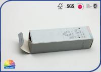 China Embossing Folding Silver Carton Paper Gift Box Eco Friendly Luxury Product for sale