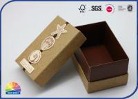 China Brown Customized Rigid Shoulder Box For Special Gift Soap for sale