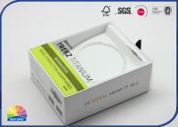 China PET Grey Paper Gift Box 4C Print With Customized Size Foam For Headphones for sale