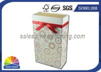 China Collapsible Foldable Gift Box Cold Foil Chocolate Gift Box with ribbon decorated for sale