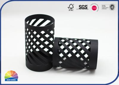 China Black Customized Special Paper Packaging Tube Hollow With Inner Tray for sale