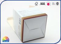 China Lock Bottom Folding Carton Box Gold Paper UV White Printed Embossed Logo for sale