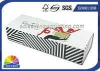 China Luxury Paper Gift Box Cosmetic Rigid Cardboard Box With Flocking Plastic Blister for sale