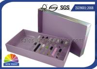 China Custom Made Perfume Rigid Packaging Box With Plastic Blister Tray Inserts for sale