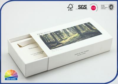 China White Kraft Paper Sleeve Drawer Paper Box Customized UV Print Eco Friendly for sale