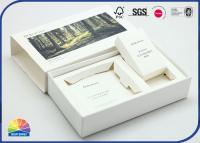 China White Kraft Paper Sleeve Drawer Paper Box Customized UV Print Eco Friendly for sale