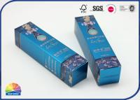 China Pretty Matte Lamination Folding Paper Gift Box With Special Design Blue for sale
