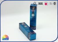 China Pretty Matte Lamination Folding Paper Gift Box With Special Design Blue for sale