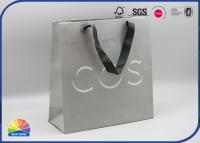 China Foil Stamped Art Paper Gift Bag With Cotton Rope Handle For Wedding Custom Bags for sale