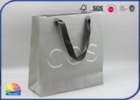 China Foil Stamped Art Paper Gift Bag With Cotton Rope Handle For Wedding Custom Bags for sale