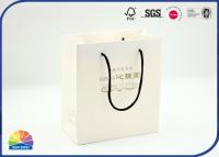 China Custom Printed Paper Gift Bag Portable Coated Flat Pack Shoe Medium Shipping Bags for sale