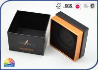 China Black Paper Gift Box EVA Foam Eco Friendly Matte Lamination Embossing Gold Hot Stamping for sale