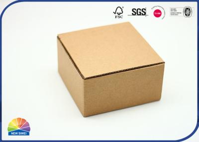 China E-Flute Kraft Paper Packaging Mailer Box No Print Special Design for sale