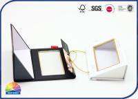 China Magnetic Closure Triangle Paper Packaging Boxes PET Visible Window for sale