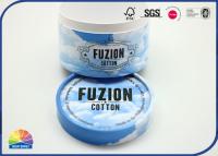 China Glossy Colorful Printed Cosmetic Tube Packaging Round Gift Box for sale