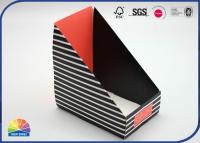 China Trapezoid Shaped Folding Display Paper Box Customized Printed for sale