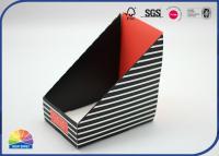 China Trapezoid Shaped Folding Display Paper Box Customized Printed for sale