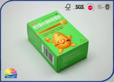 China Convenience Packaging Folding Carton Box With 350gsm Duplex Board Grey Back for sale