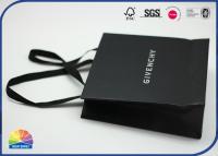 China Customized Paper Packaging Bags Folding Carton With Gold Stamping Nylon Handle for sale