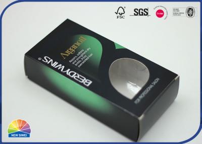 China Matte / Glossy Lamination Finish Foldable Gift Box With Ribbon / Cotton Handle for sale