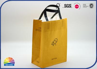 China Matte Varnishing Stand-Up Kraft Paper Shopping Bags For Grocery for sale
