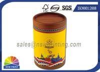 China Food Grade Round Cardboard Paper Tubes Cylinder Tea Storage Containers for sale