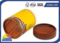 China Food Grade Round Cardboard Paper Tubes Cylinder Tea Storage Containers for sale