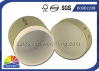 China Chocolate / Tea Packaging Cardboard Cylinder Tubes ISO 9001 2008 / SGS for sale