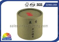 China Chocolate / Tea Packaging Cardboard Cylinder Tubes ISO 9001 2008 / SGS for sale