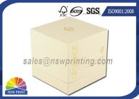 China Perfume / Cosmetics Paper Gift Box Rigid Setup Boxes With UV Varnishing for sale