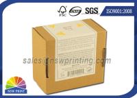 China Custom Print Label Corrugated Kraft Mailing Box E Flute Brown Corrugated Mailer for sale