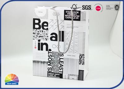 China Matte Lamination Surface Treatment Paper Bags For Shopping Packaging for sale