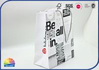 China Matte Lamination Surface Treatment Paper Bags For Shopping Packaging for sale