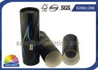 China Glossy Lamination Round Kraft Paperboard Paper Packaging Tube For Perfume for sale