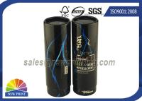 China Glossy Lamination Round Kraft Paperboard Paper Packaging Tube For Perfume for sale
