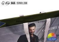 China Flat Cotton Ribbon Handle Luxury Custom Paper Shopping Bags Carry Bag OEM ODM for sale