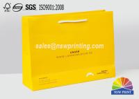 China Cotton Handle Custom Printed Paper Bags CMYK Full Colors Design for sale