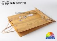 China Promotional Matte Laminated 180GSM Kraft Paper Bags Tea Products Paper Gift Bags for sale