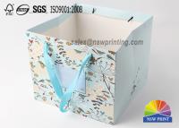 China Boutique Cmky Printing Paper Gift Bags Custom Square Party Paper Carrier Bags for sale