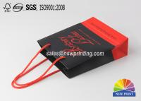 China Luxury Portable Coated Paper Personalised Shopping Bags For Lashes for sale