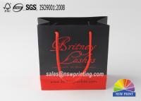 China Luxury Portable Coated Paper Personalised Shopping Bags For Lashes for sale